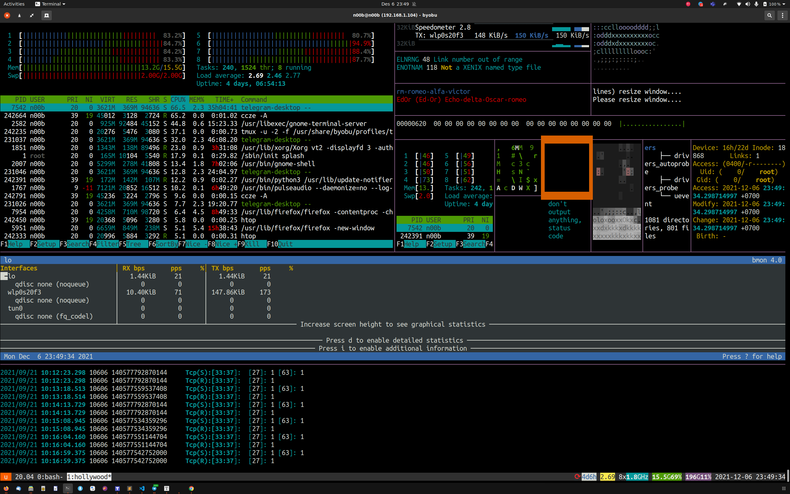 Memalsukan Terminal "Hacking" Menggunakan Hollywood di Ubuntu 20.04 LTS ...